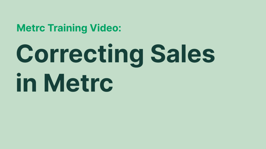 Metrc Michigan | Official Cannabis Tracking & Compliance