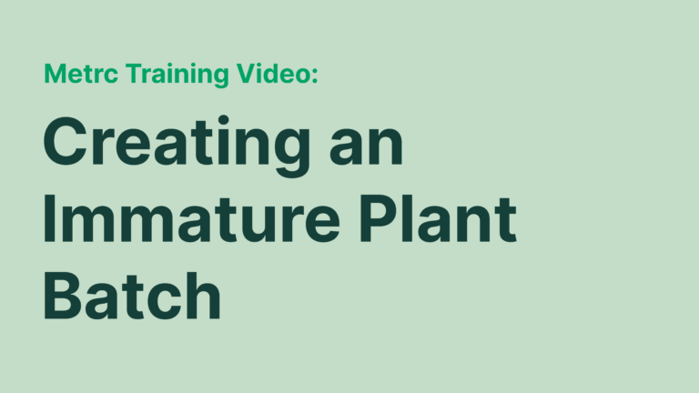 Metrc Michigan | Official Cannabis Tracking & Compliance