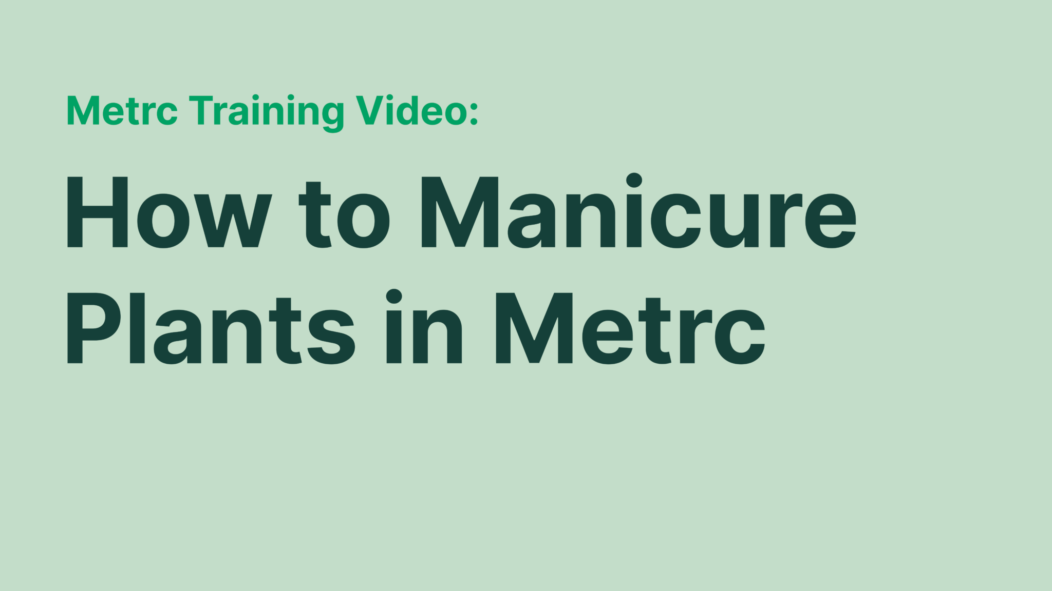 Metrc Michigan | Official Cannabis Tracking & Compliance