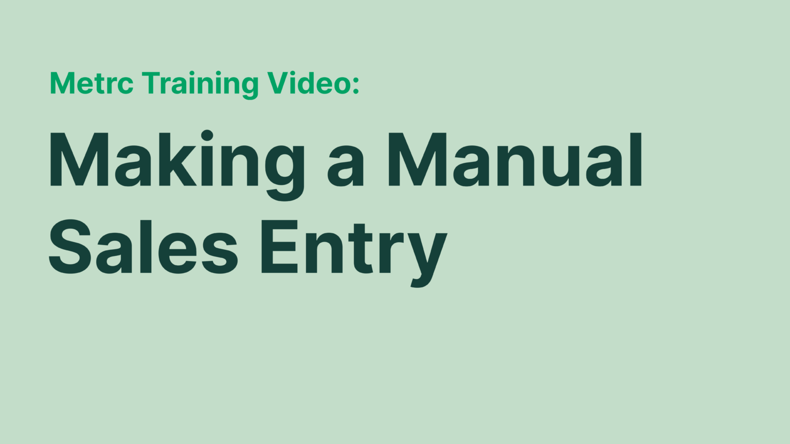 Metrc Missouri | Official Cannabis Tracking & Compliance