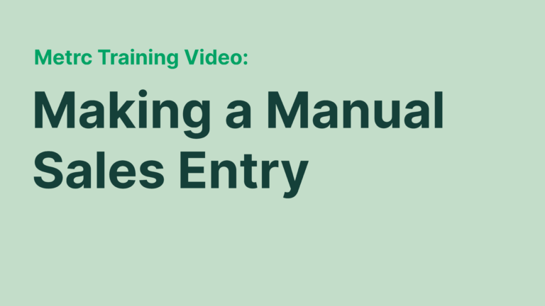 Metrc Michigan | Official Cannabis Tracking & Compliance